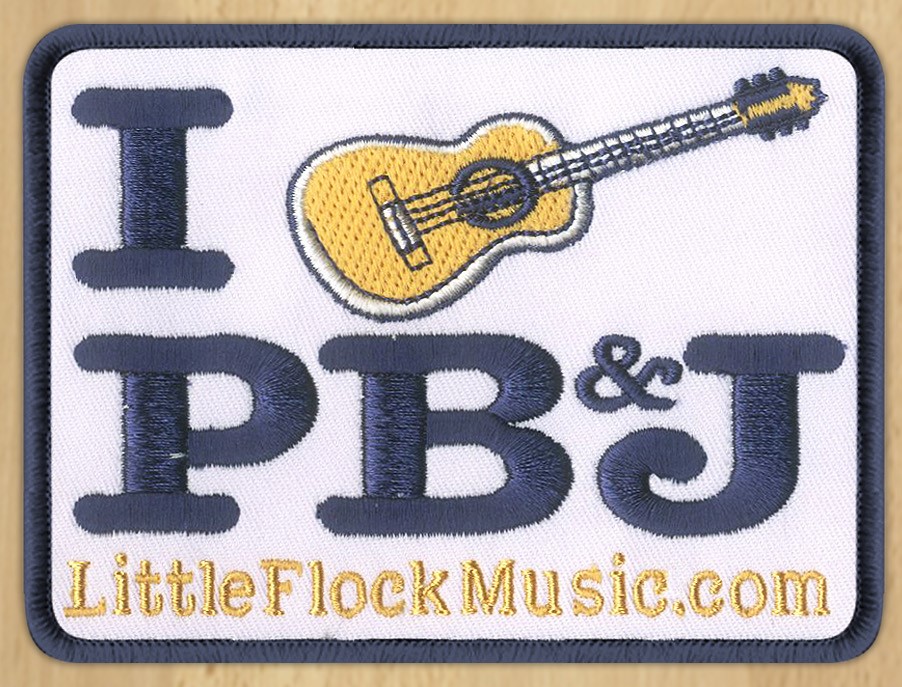 Little Flock Music - PB&J embroidered patch